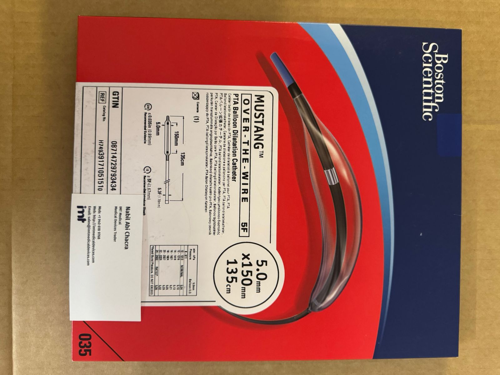 Mustang ballon Catheter - imtmedicaldevices.com