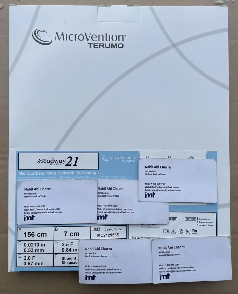 Terumo Neuro Headway 21 Microcatheter MC212156S 156 c